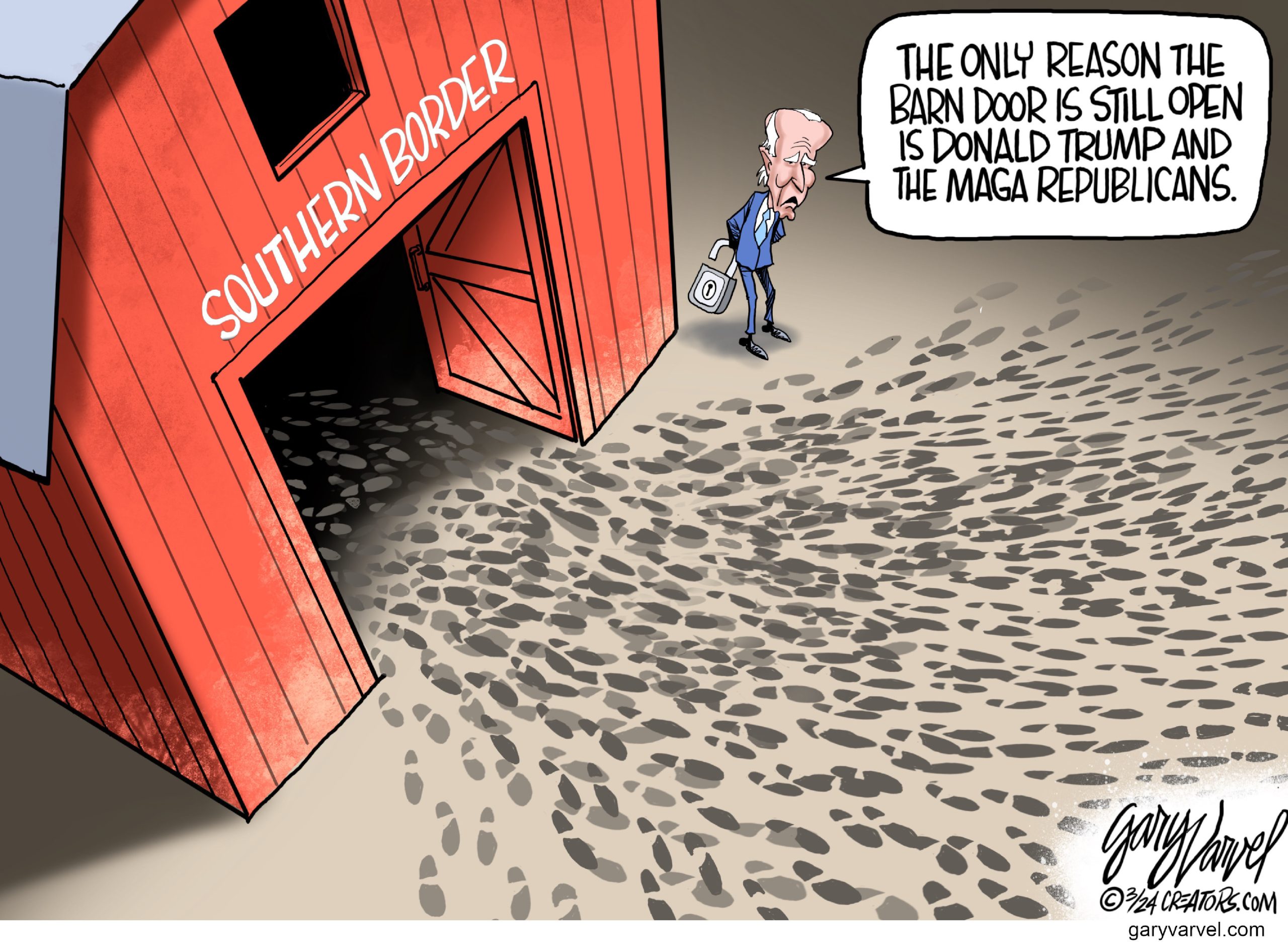 Gary Varvel for Mar 15, 2024 - SRN News