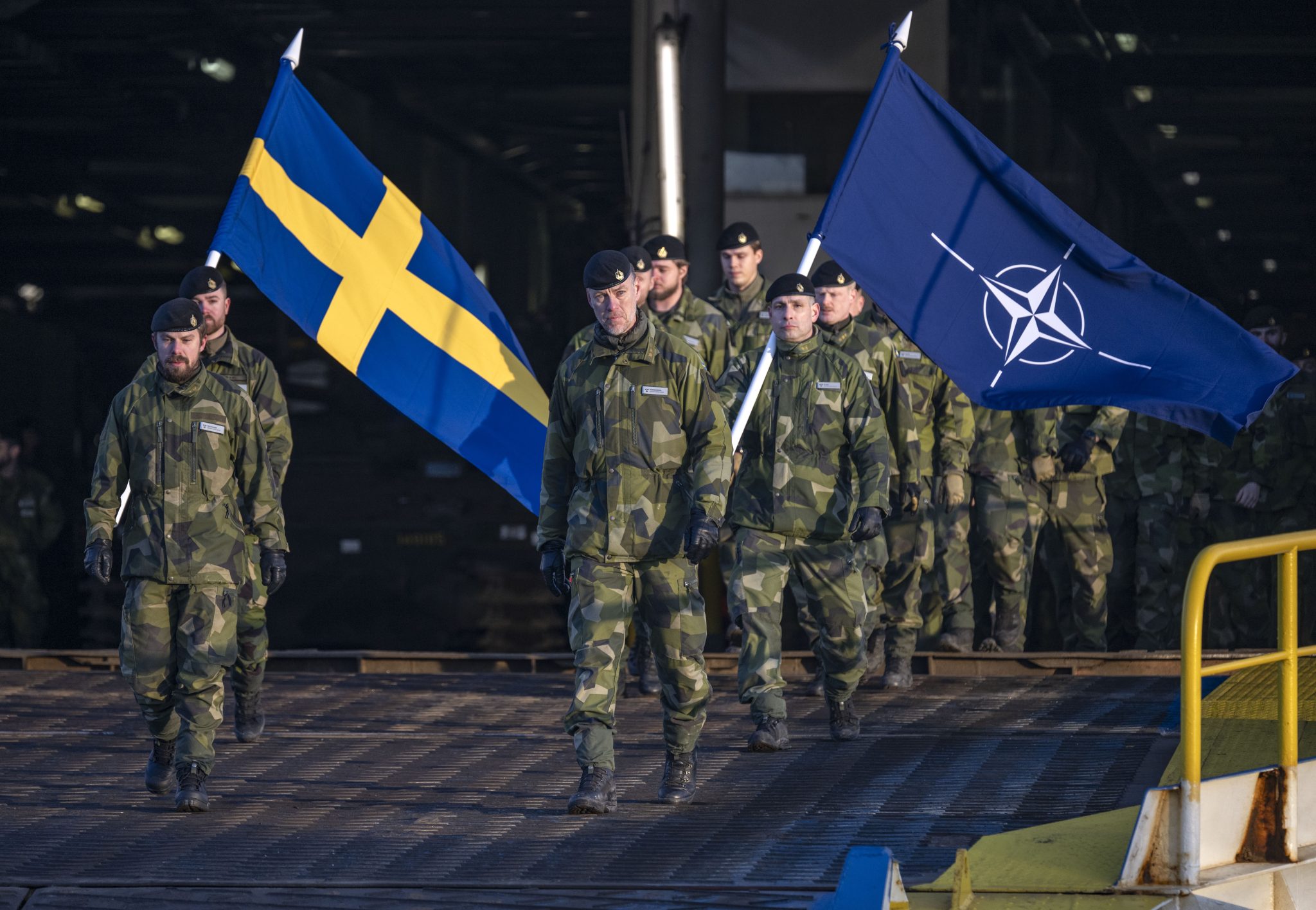 Hundreds of Swedish forces arrive in Latvia in largest deployment with ...