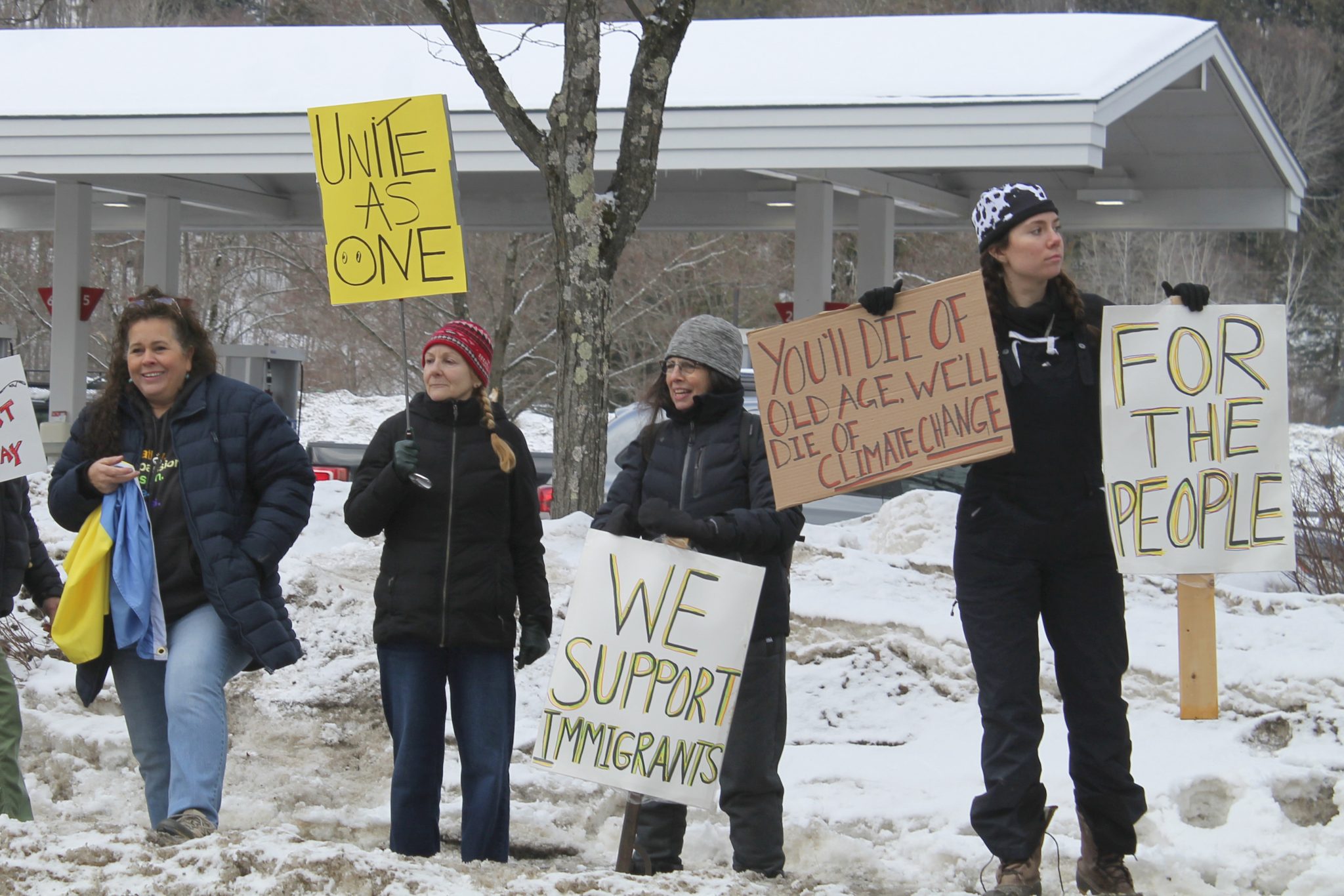 Crowds protest near Vermont ski resort where JD Vance planned vacation ...