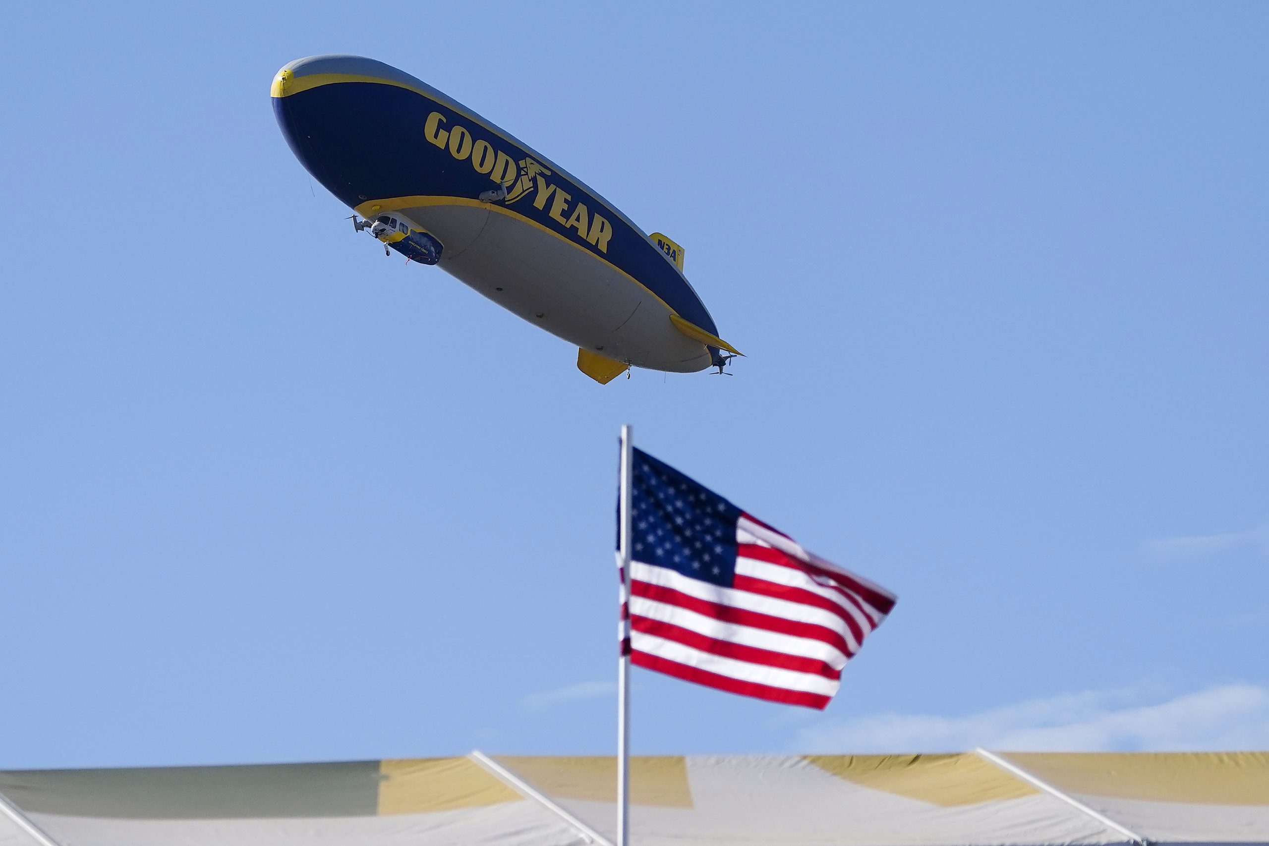 The iconic Goodyear Blimp is 100. To celebrate, a flight over Ohio ...
