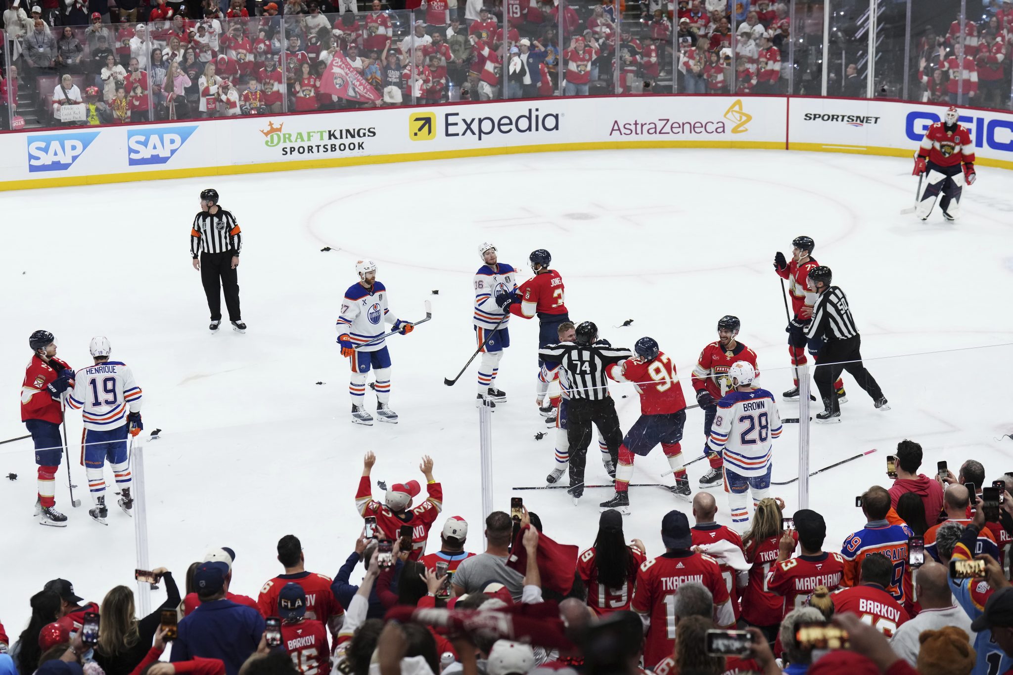 Brad Marchand embraces Panthers' rat-throwing tradition, which goes ...