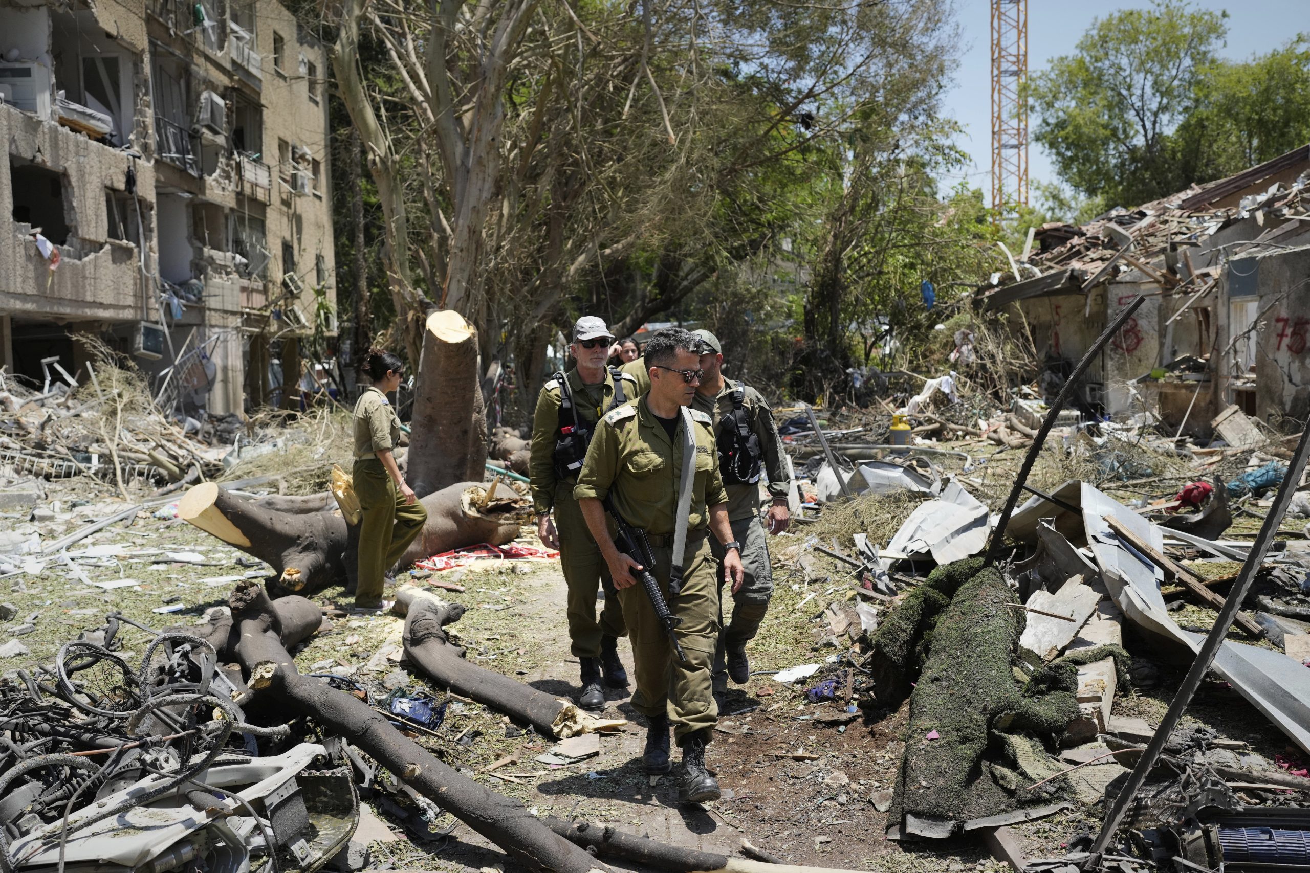 Iranian missile fired after US strikes causes heavy damage but few ...