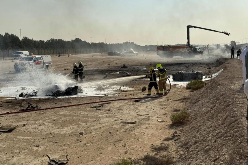 Indian fighter jet crashes during a demo flight at Dubai Air Show ...