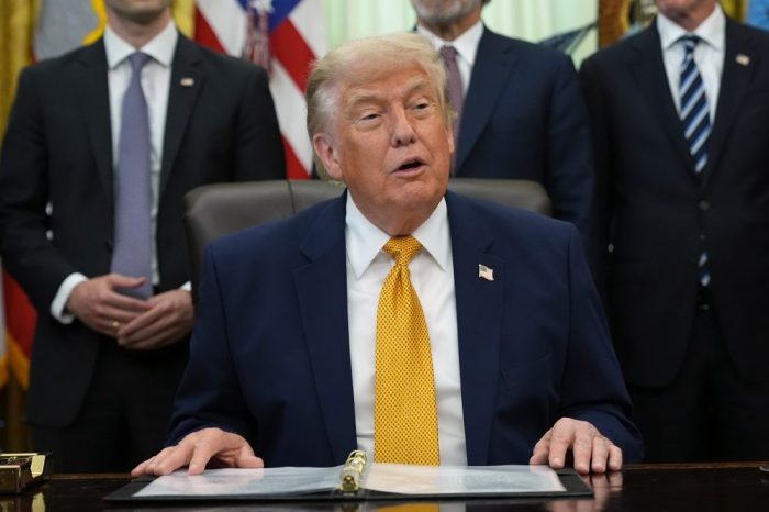 From peace talks to Pennsylvania: Trump visits Mack Truck facility ...